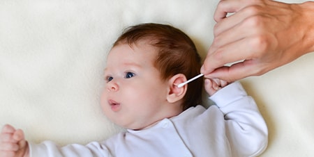 Cleaning baby ears store